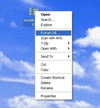 WorldTracker PLD Advanced HyperTerminal Advanced Setup.